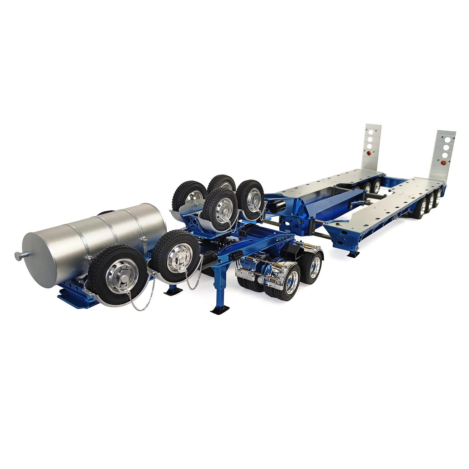 JDM 1.5M RTR 1/14 Metal Drake Trailer For TAMIYA RC Tractor Remote ...