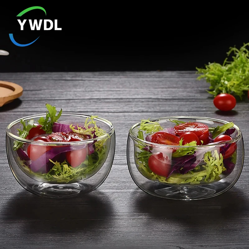 YWDL-Tigela-de-vidro-transparente-de-camada-dupla-saladeira-de-frutas ...