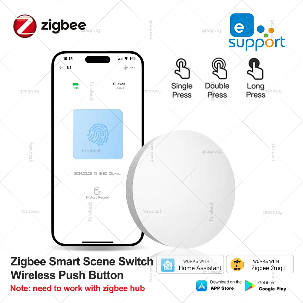 Ewelink-Zigbee-Smart-Button-Scene-Switch-Wireless-Push-Button-Battery ...
