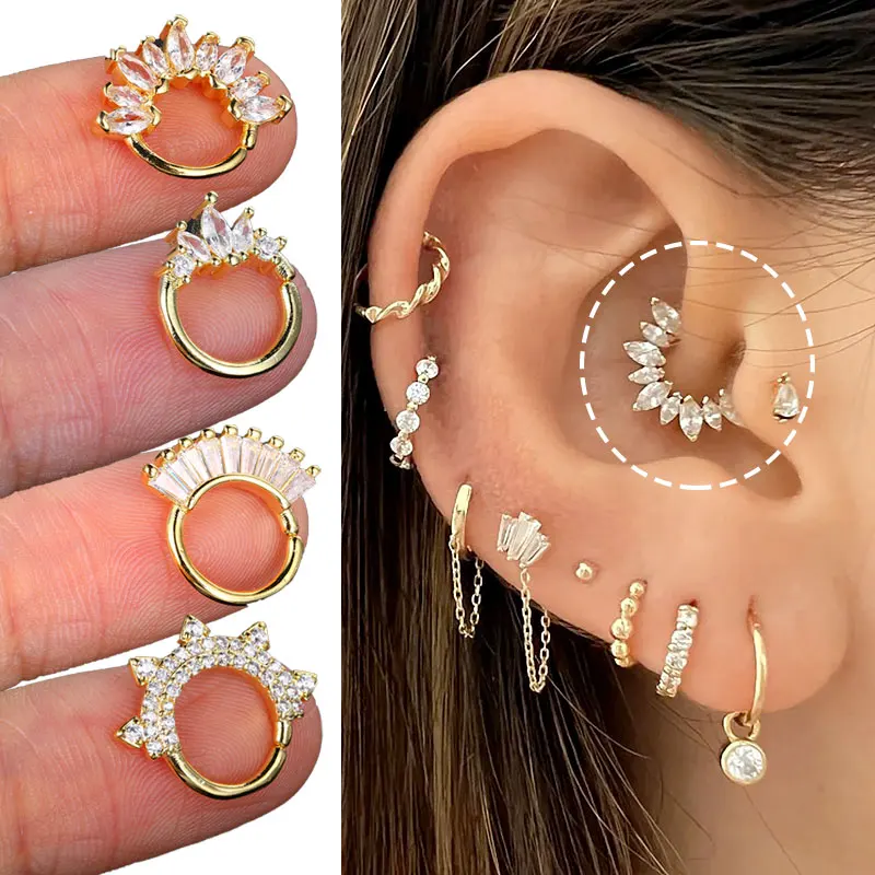 Piercing-para-la-oreja-pendiente-de-aro-h-lice-Tragus-Daith-l-bulo-cart ...