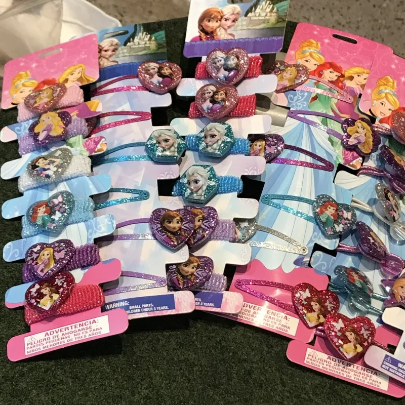 6Pcs-pack-Disney-Princess-Elsa-Anna-Ariel-Hair-Clips-BB-Hairpins ...