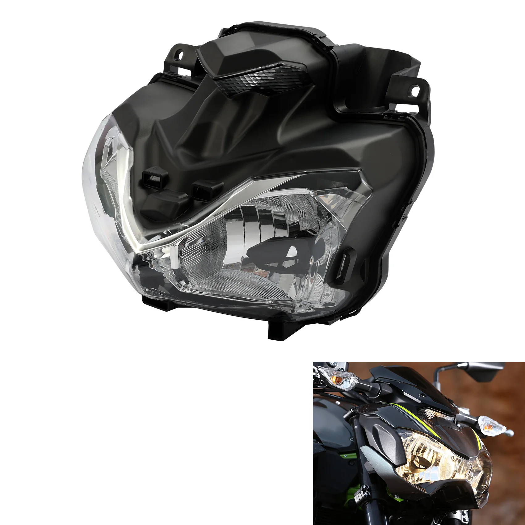Front-Headlight-Assembly-Headlight-Fit-For-Kawasaki-Z900-2017-2018-2019 ...