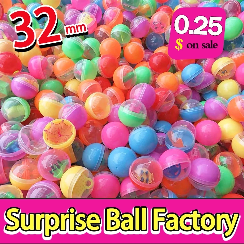 100pcs-32MM-Surprise-Capsules-Egg-Toy-Cartoon-Mini-Doll-Model-with ...