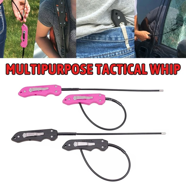 Portable Wire Self Defense Whip Defense Staff Portable Martial Arts ...