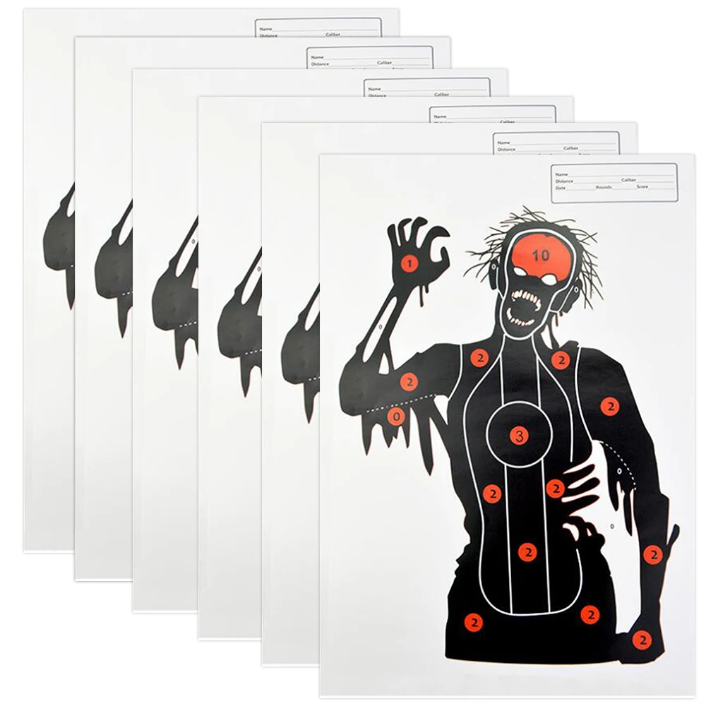 5-10-20pcs-Shooting-Targets-12-x-17-Paper-Shooting-Targets-Skeleton ...