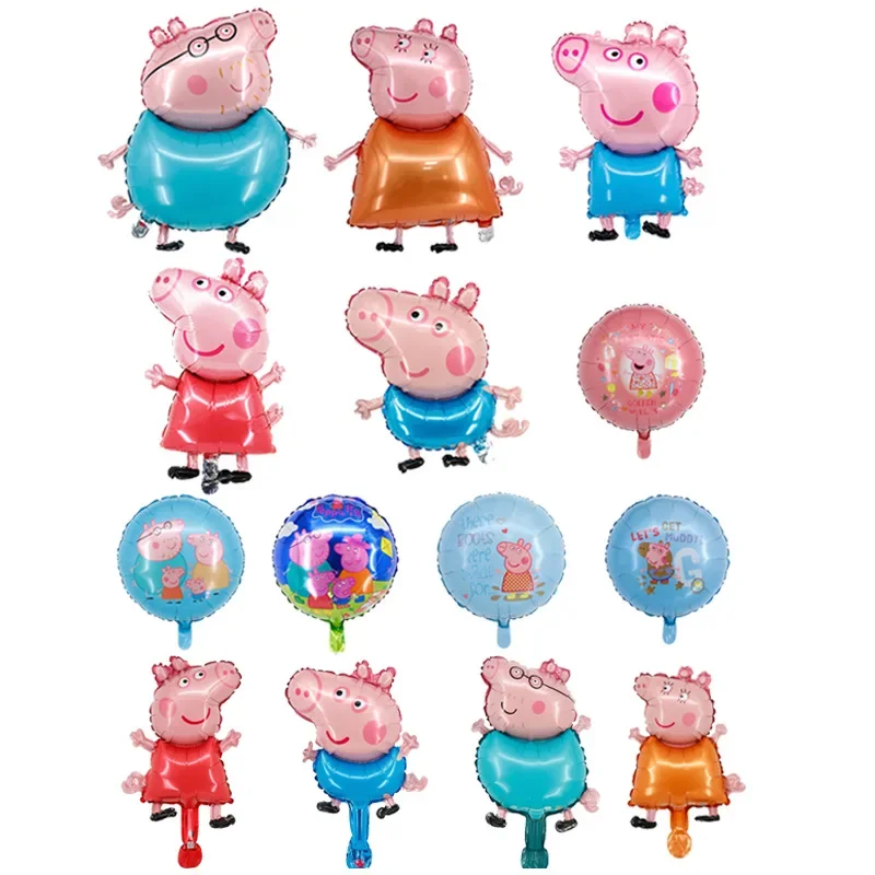 Peppa-PigCartoon-domuz-George-sayfa-domuz-al-minyum-Film-balon-sayfa ...