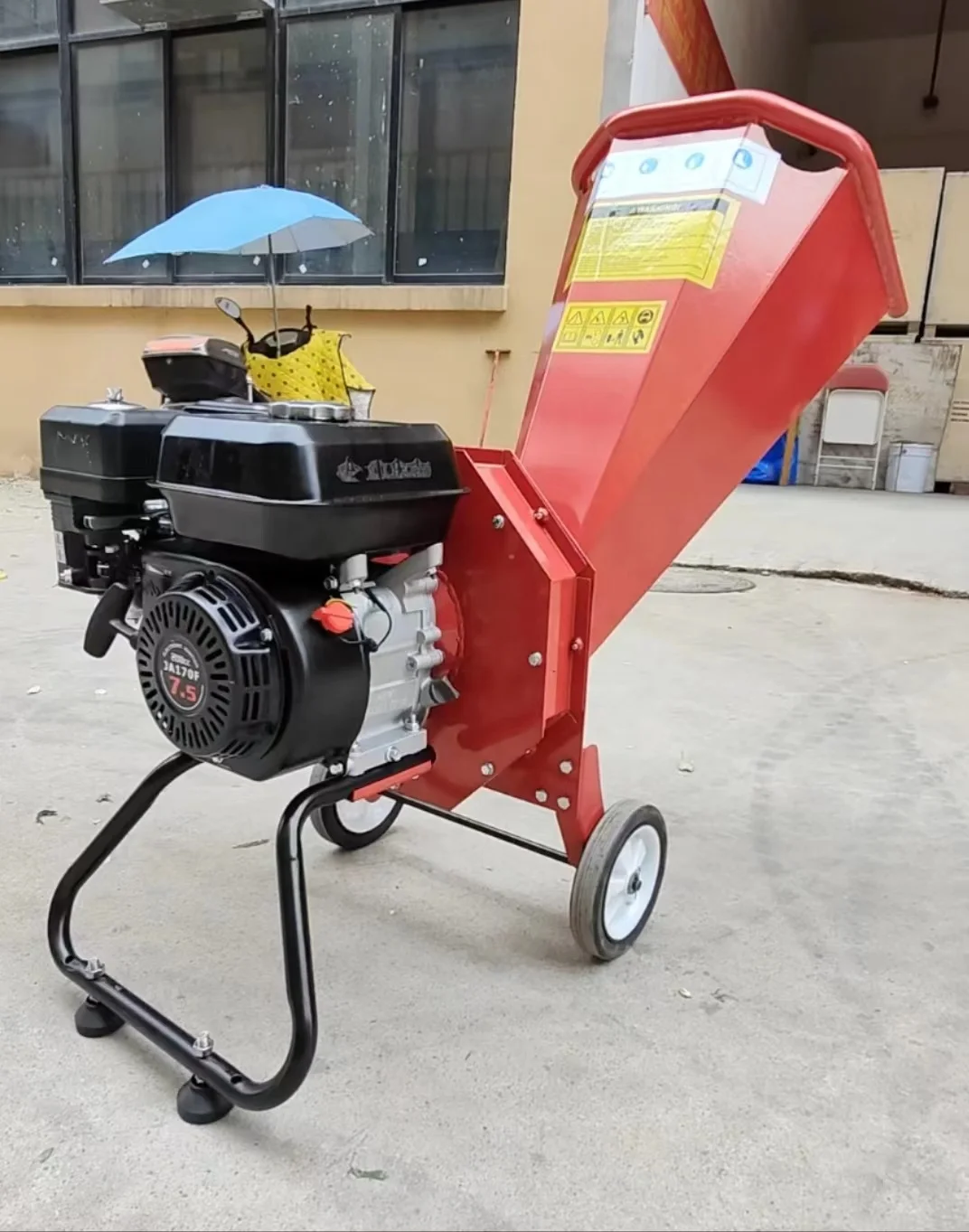 OEM-Forestry-Machinery-12CM-15HP-Self-Feed-Petrol-Power-Wood-Tree ...