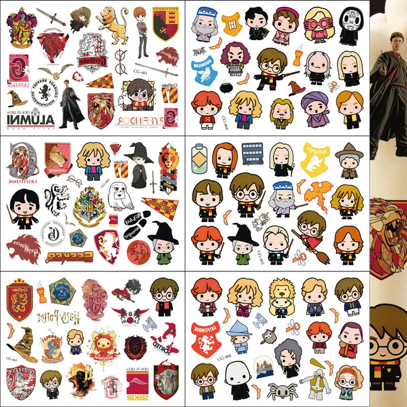 Kawaii-Cartoon-Sticker-Toy-Harries-Animated-Character-Movie-Hermione ...