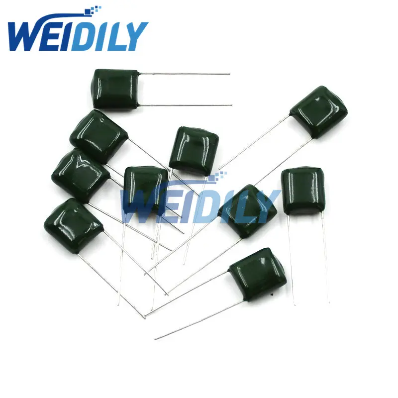 50pcs Polyester Film Capacitor 100v 1nf 1.5nf 2.2nf 100nf 2a471j 2a102j ...