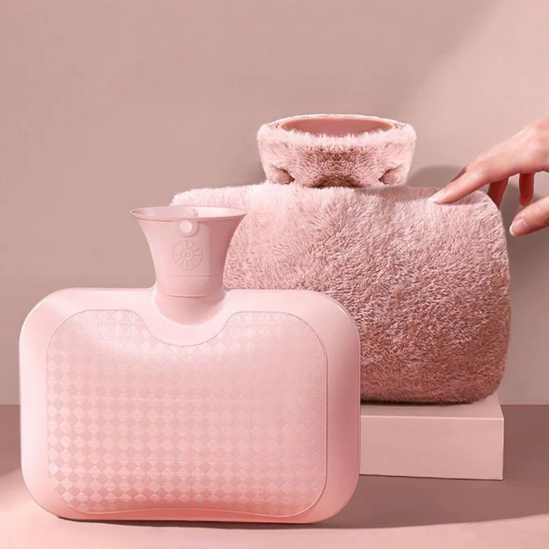 1500ml-Hot-Water-Bottle-Reusable-Portable-Heat-Water-Bag-Removable-Wash ...