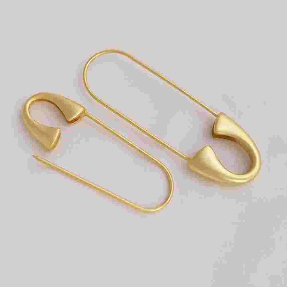 Gold-Safety-Clothing-Clip-Broche-com-Buracos-Base-de-Fixa-o-de-Tecido ...