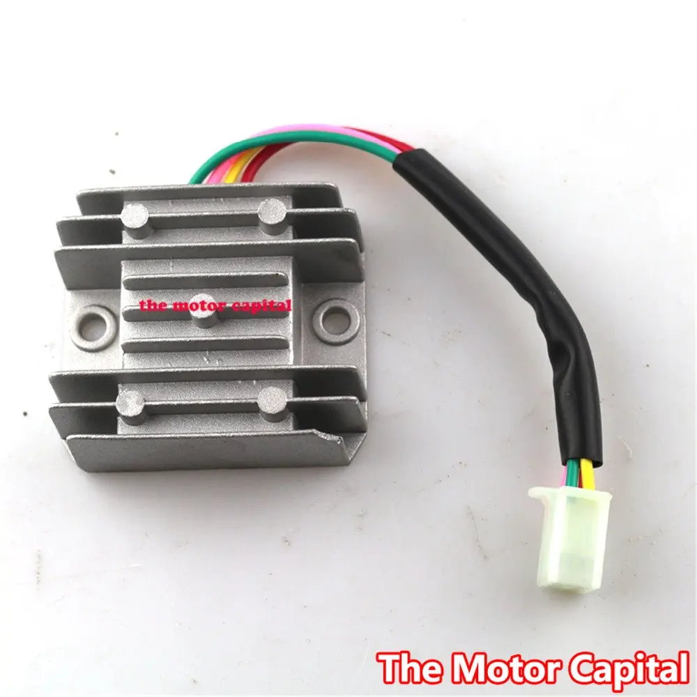 1pc 4 Wires Voltage Regulator Rectifier Atv Gy6 50 150cc Scooter Moped ...