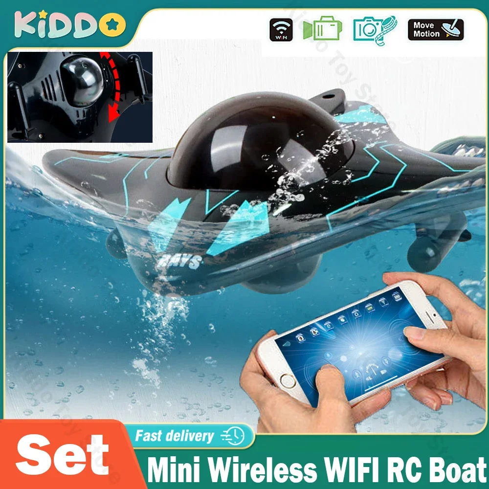 Mini-barco-teledirigido-WIFI-submarino-de-seis-v-as-transmisi-n-en ...