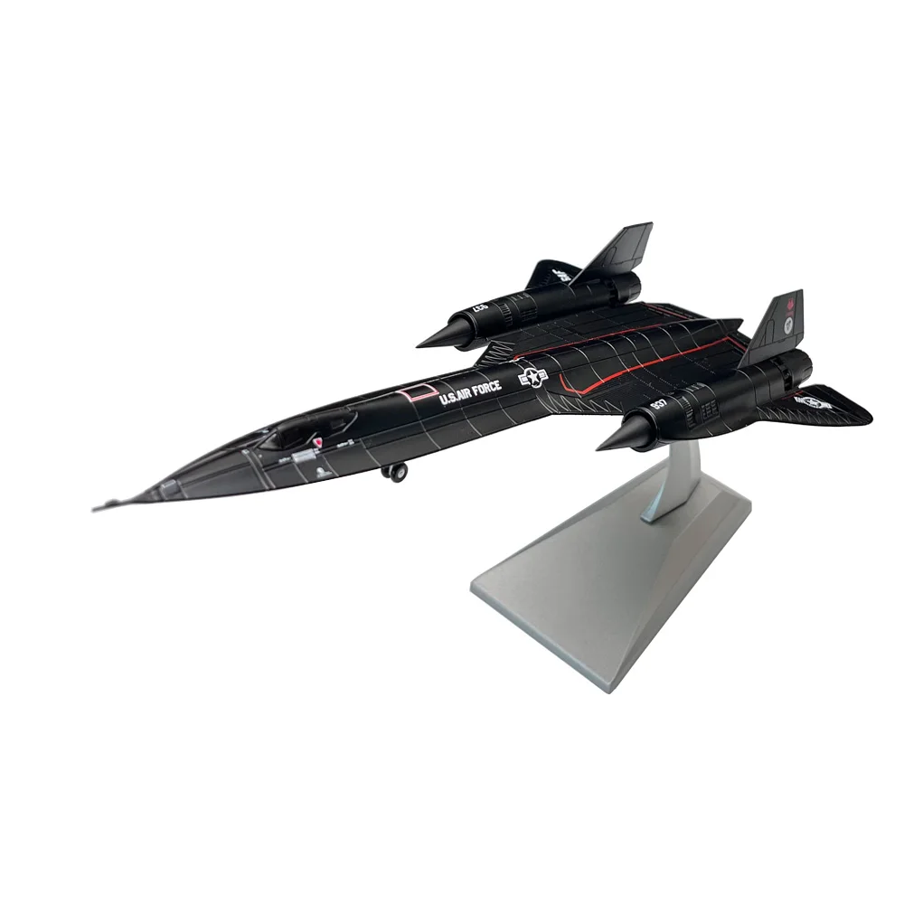 1/144 escala eua lockheed sr71 SR 71 blackbird 17972 avião diecast ...