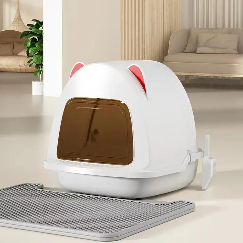 Oversized-Clamshell-Cat-Litter-Box-Maine-Coon-Puppet-Extra-Large-Cat ...