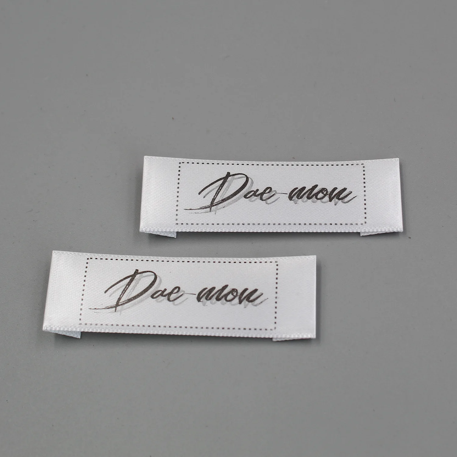 Sewing-Custom-Logo-Polyester-Printed-Satin-label-Washing-labels-Soft ...