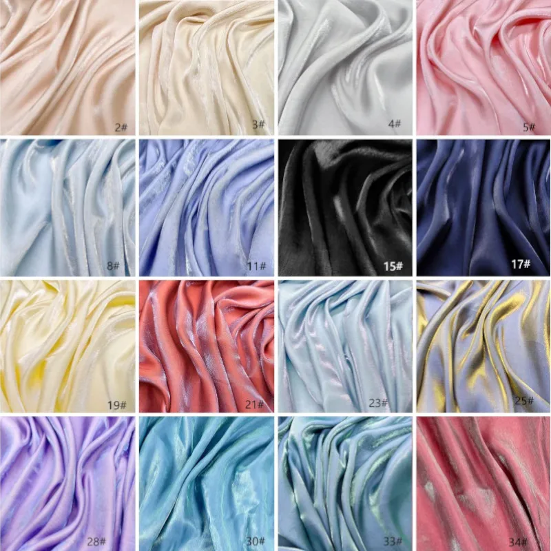 3-5-10m-gl-nzendes-Farbverlauf-schillerndes-mercer-isiertes-Satin ...