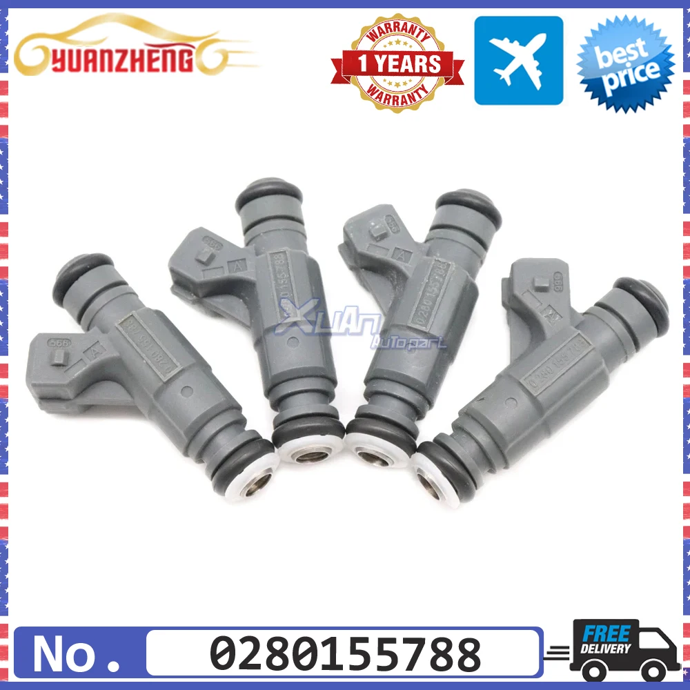 NEW-4pcs-New-Fuel-Injectors-Nozzle-0280155788-For-BMW-Motorcycles-R ...