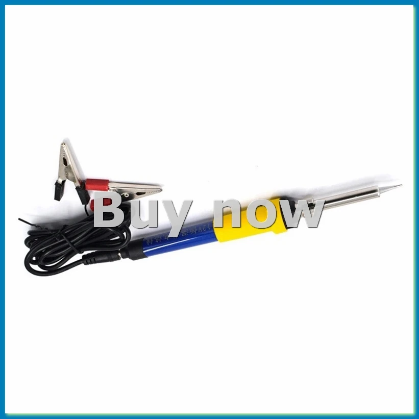 DC 12V Portable Soldering Iron Low-Voltage Car Battery 60W Welding ...