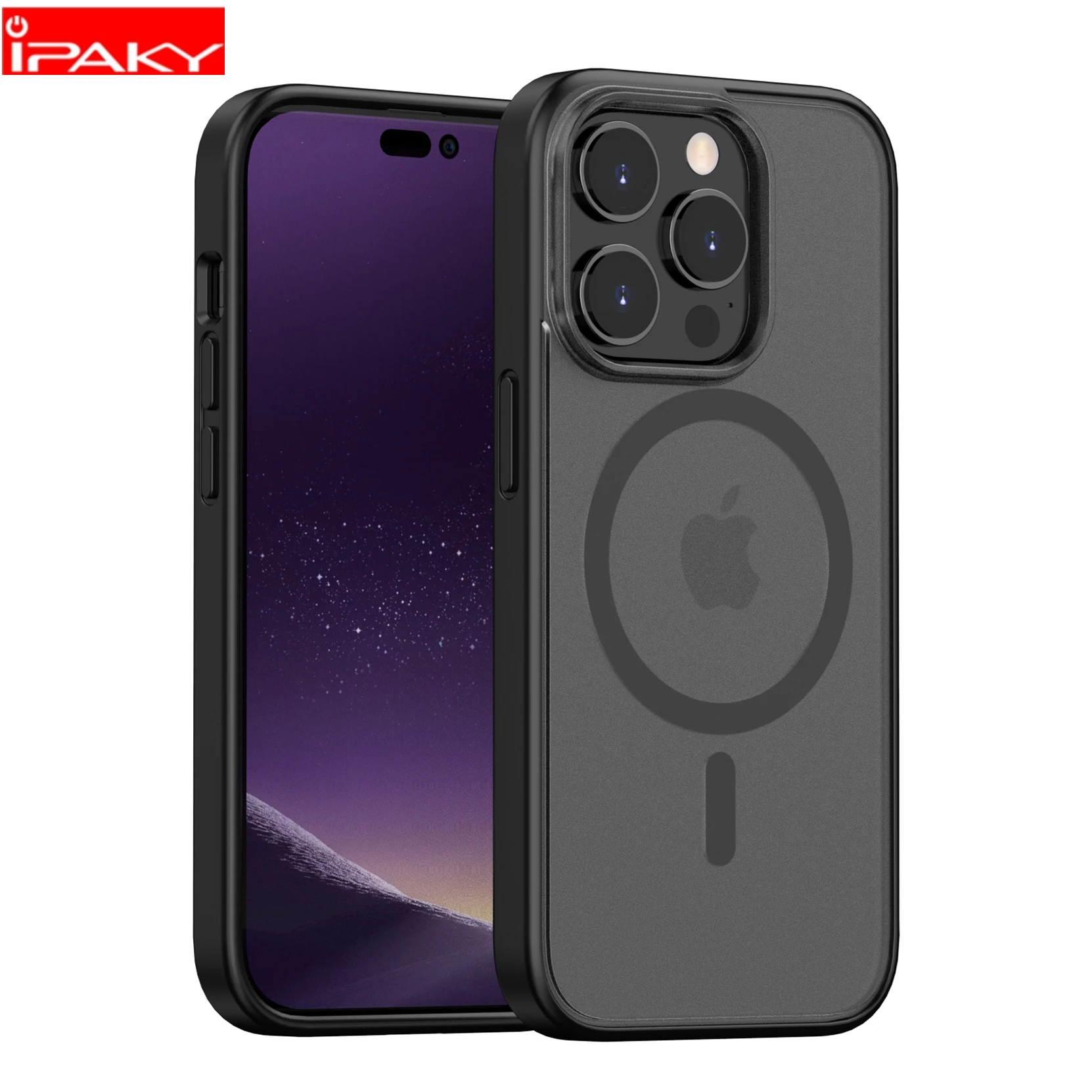 IPAKY-for-iPhone-14-Magnetic-Case-14-Pro-Plus-Shadow-Frosted-Matte ...