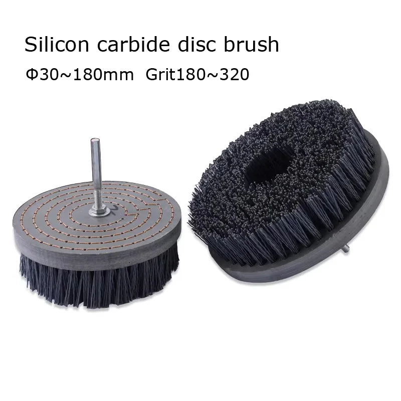 1Pcs-Silicon-Carbide-Wire-Disc-Brush-30-180mm-Aluminum-Alloy-Polishing ...