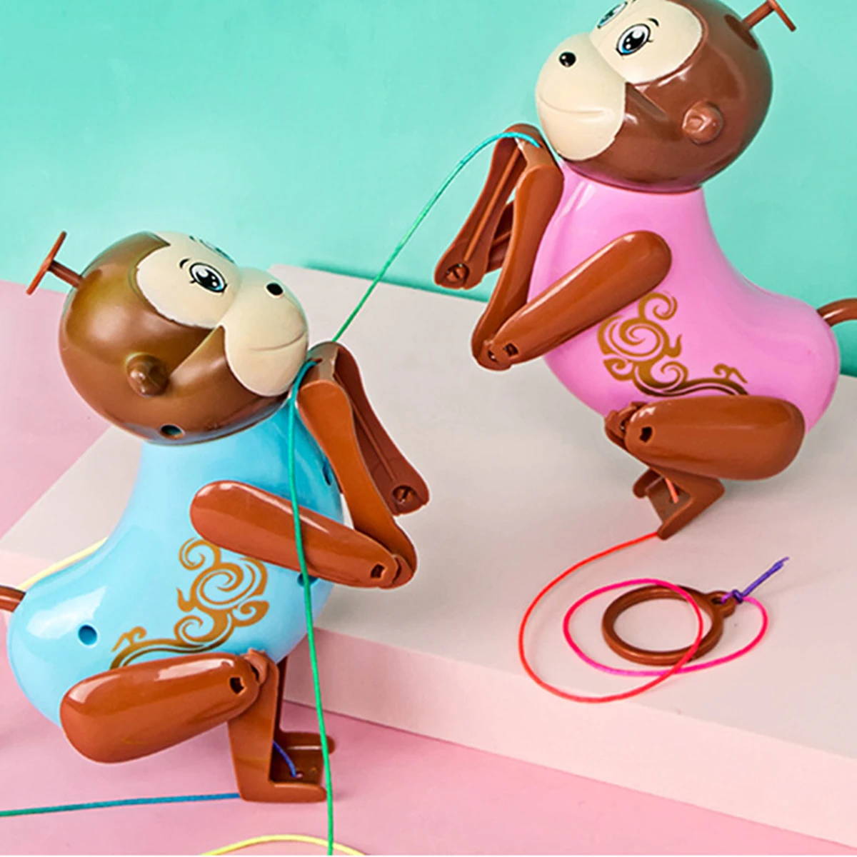 Creative-Interesting-Rope-Climbing-Monkey-Pull-up-Baby-Toy-Drawstring ...