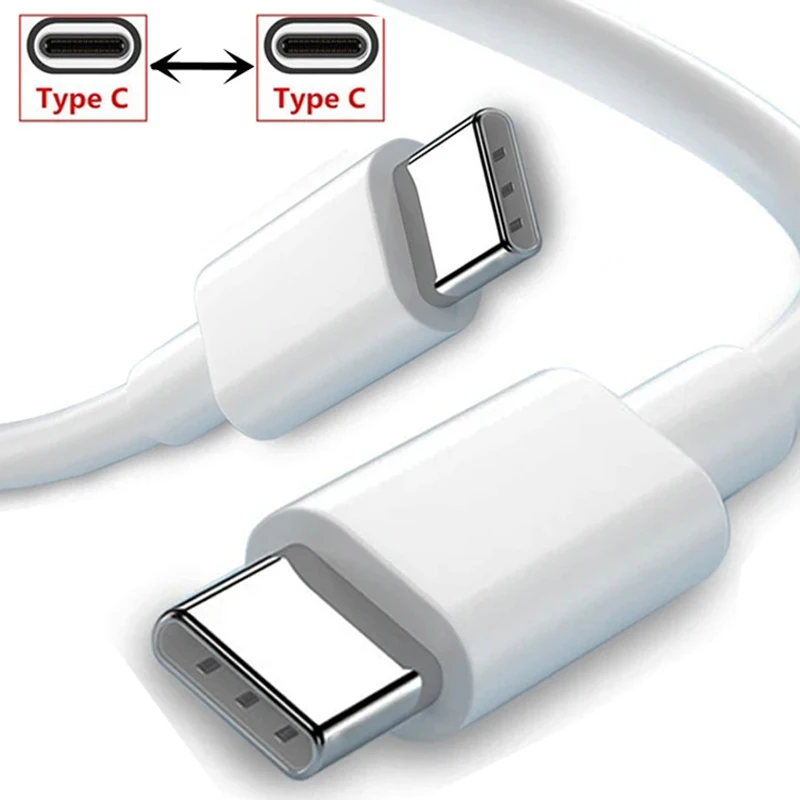Double-Head-Type-C-Cable-PD-60W-Fast-Charging-Usb-C-Cable-Dual-Typec ...