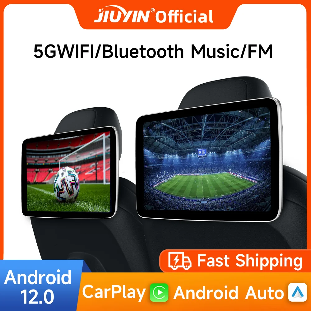 JIUYIN-Android-Headrest-Monitor-Display-IPS-Tablet-Touch-Screen-For-Car ...