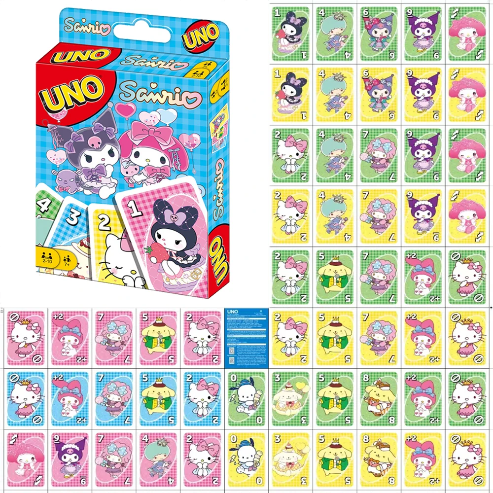 UNO-Sanrio-Juego-de-cartas-a-juego-SHOWEM-uno-No-mercy-multijugador ...