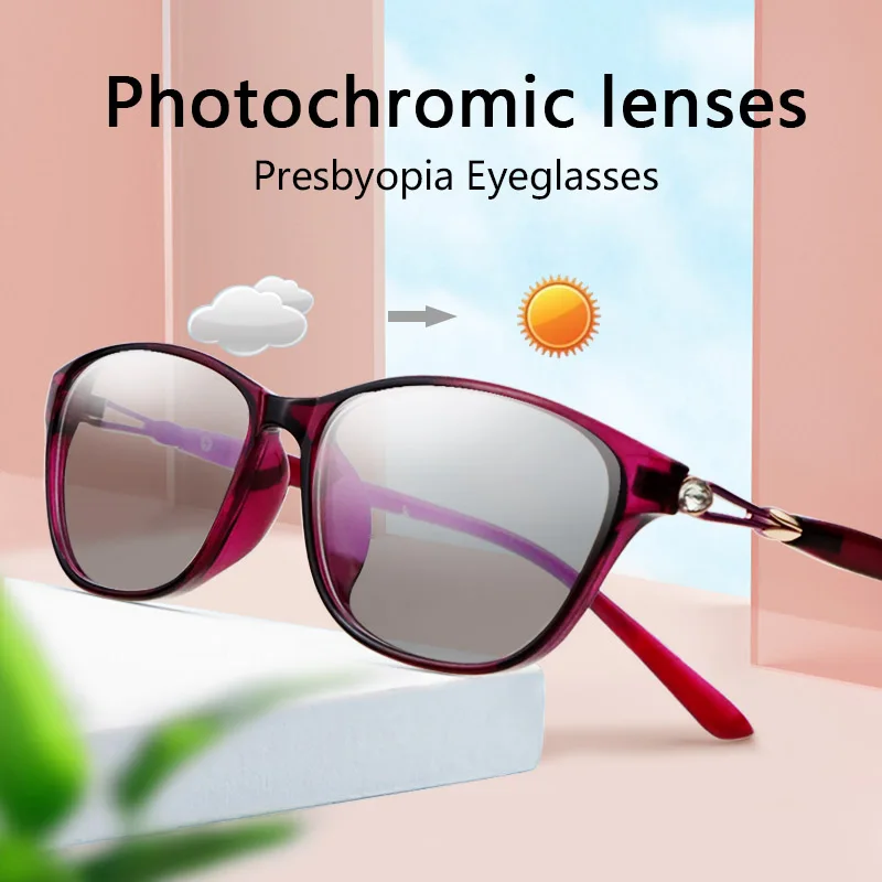 Photochromic-Reading-Glasses-for-Women-Ultral-light-Tr90-Frame-Diopters ...