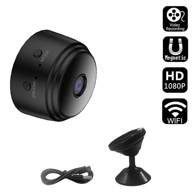 Mini Camera 1080P Wireless Security Protection Camera Surveillance ...