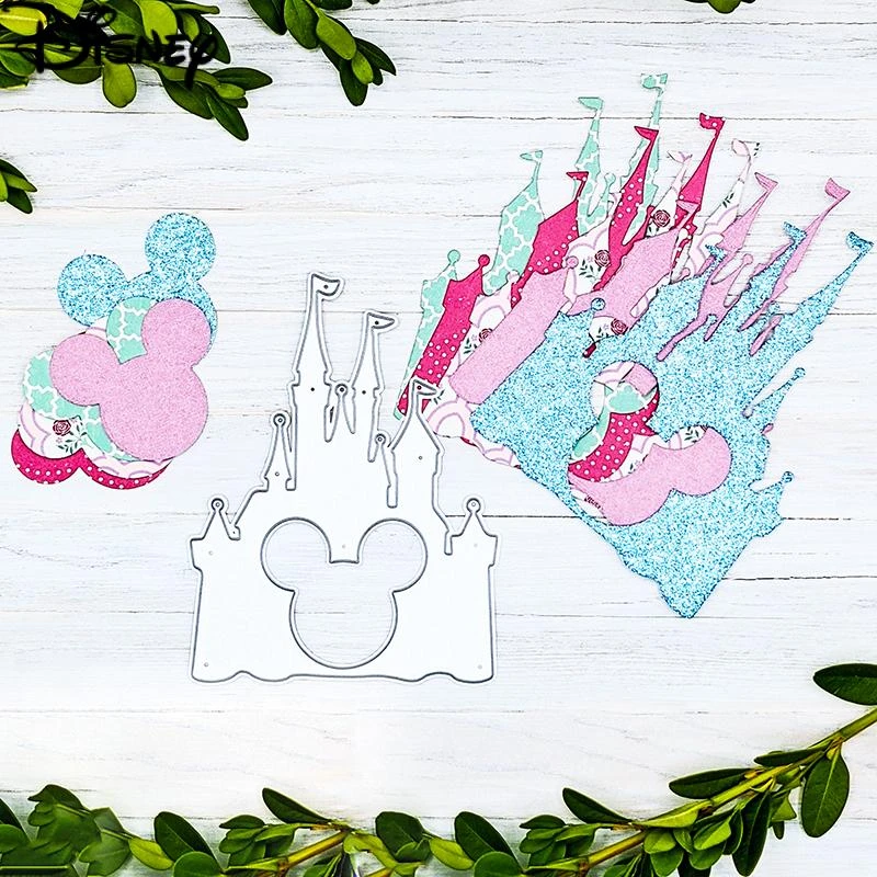 Disneyland Park Metal Cutting Dies Disney Castle Mickey Mouse Ears Die ...