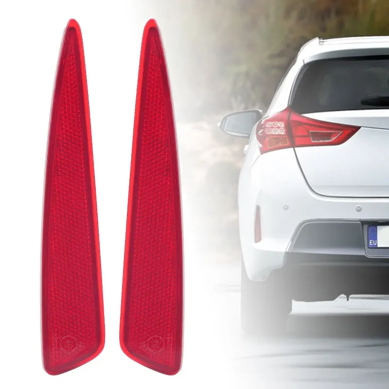 E9 Rear Bumper Reflector Panel Red Lens for Toyota Auris 2012 2013 2014 ...