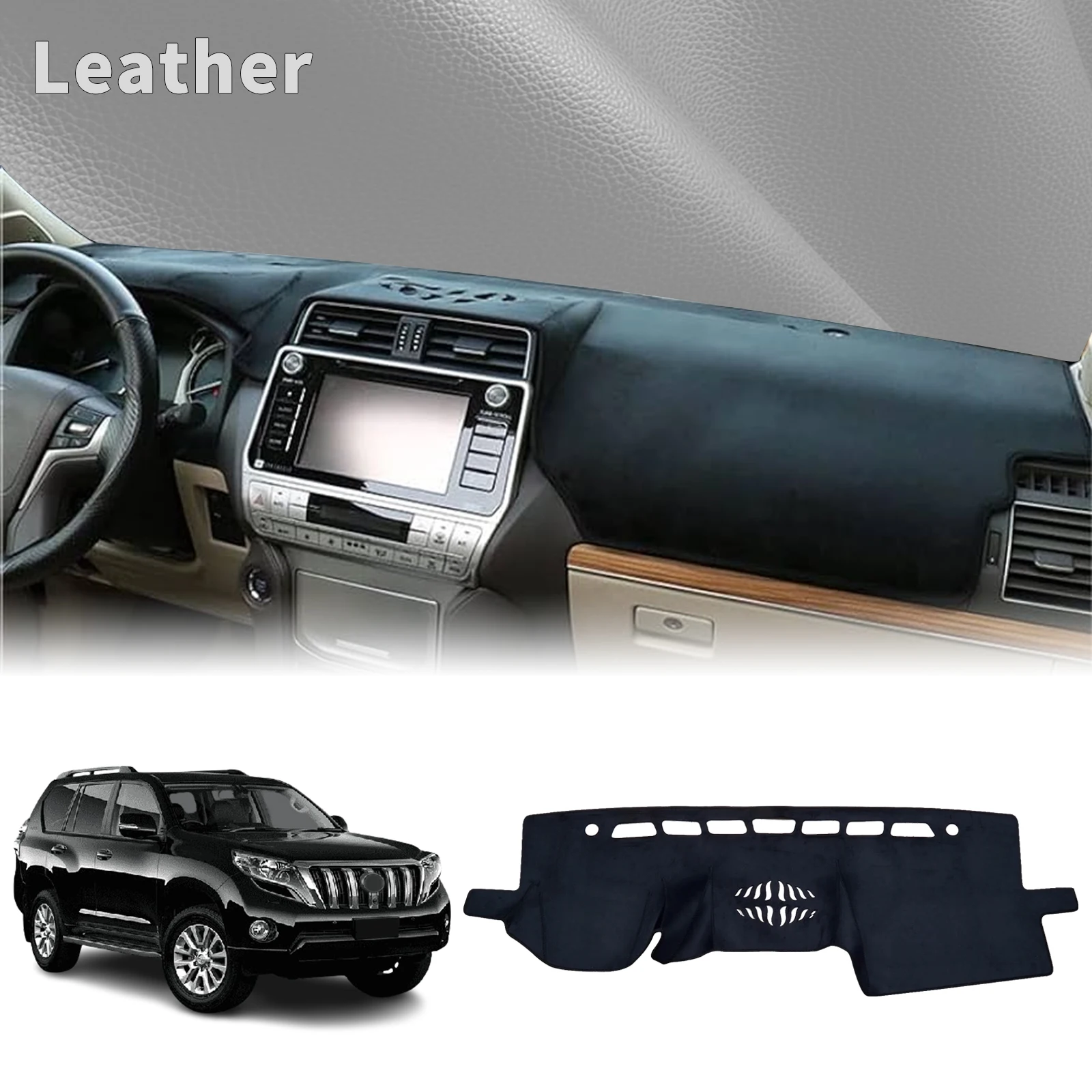 fit for Toyota Land Cruiser Prado 2010-2020 150 J150 Dashmat Dashboard ...