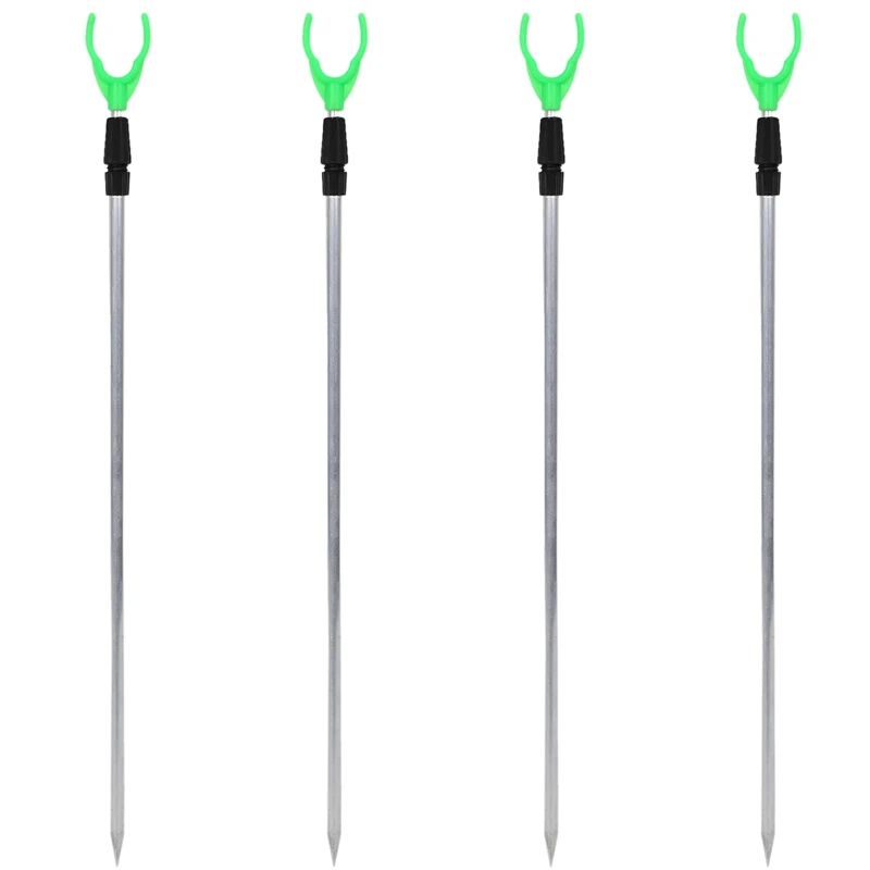 New 4X Adjustable Metal Fishing Rod Pole Holder Rack Stand| | - AliExpress