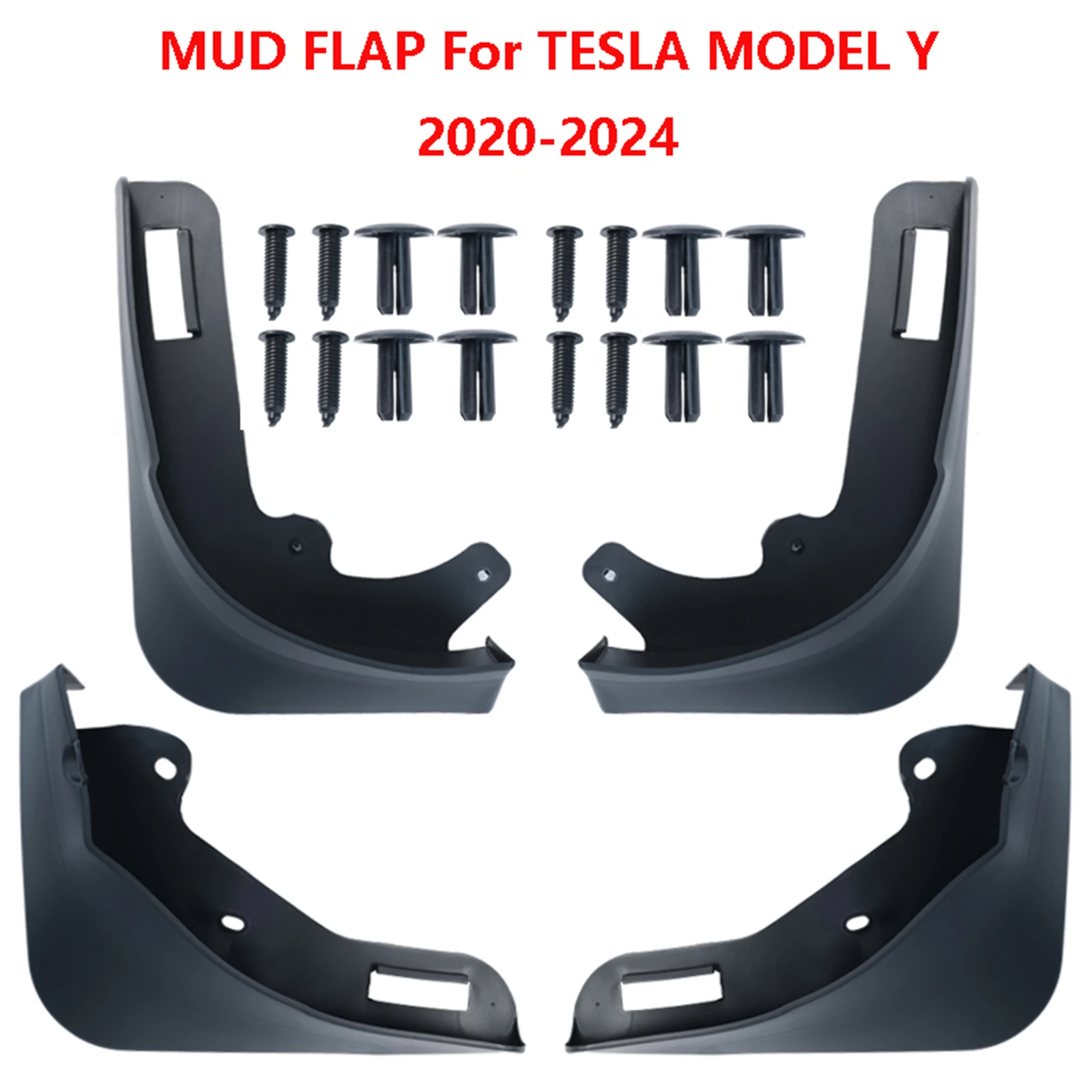 4X-Mud-Flaps-For-Tesla-Model-Y-2020-2024-Splash-Guards-Mudguards ...