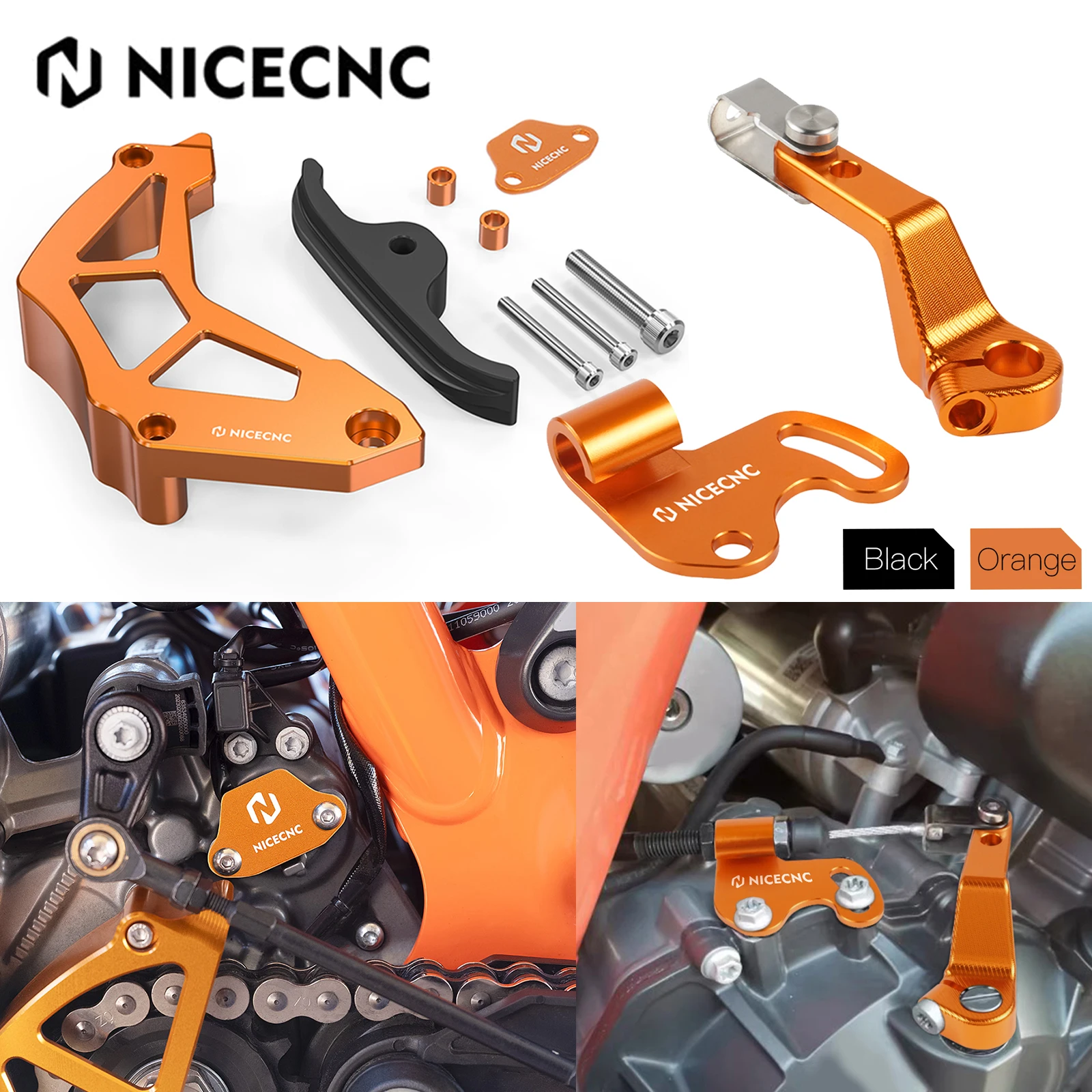 For-KTM-790-890-Duke-Adventure-R-One-Finger-Clutch-Lever-Chain-Guard ...