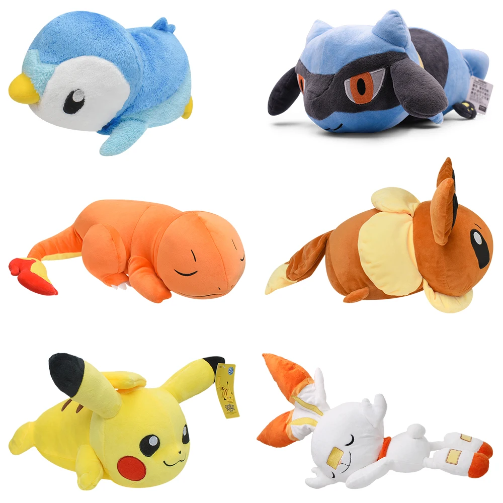 Pokemon-Pikachu-Eevee-Pl-sch-tier-Charm-ander-Slowpoke-Riolu-Scorbunny ...