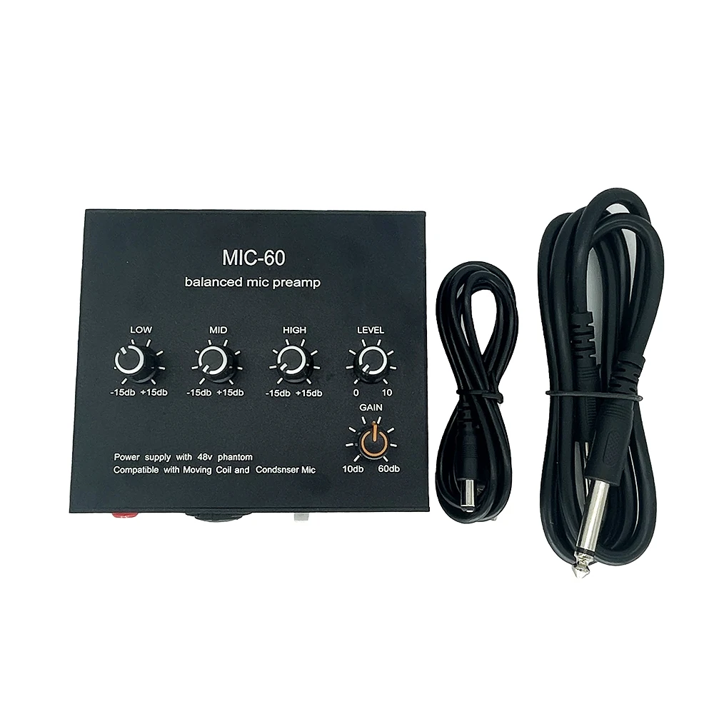 Balanced-Dynamic-Microphone-Amplifier-Music-Audio-Amplifier-MIC-60-With ...