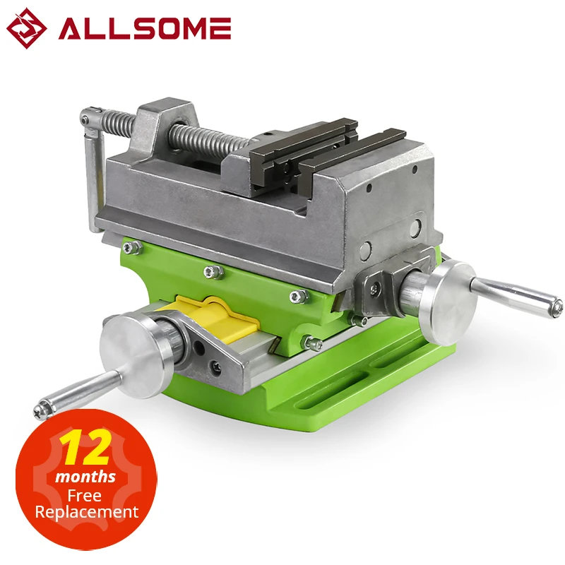 Allsome 3 Inch Cross Slide Vise Vice Table Compound Table Worktable ...
