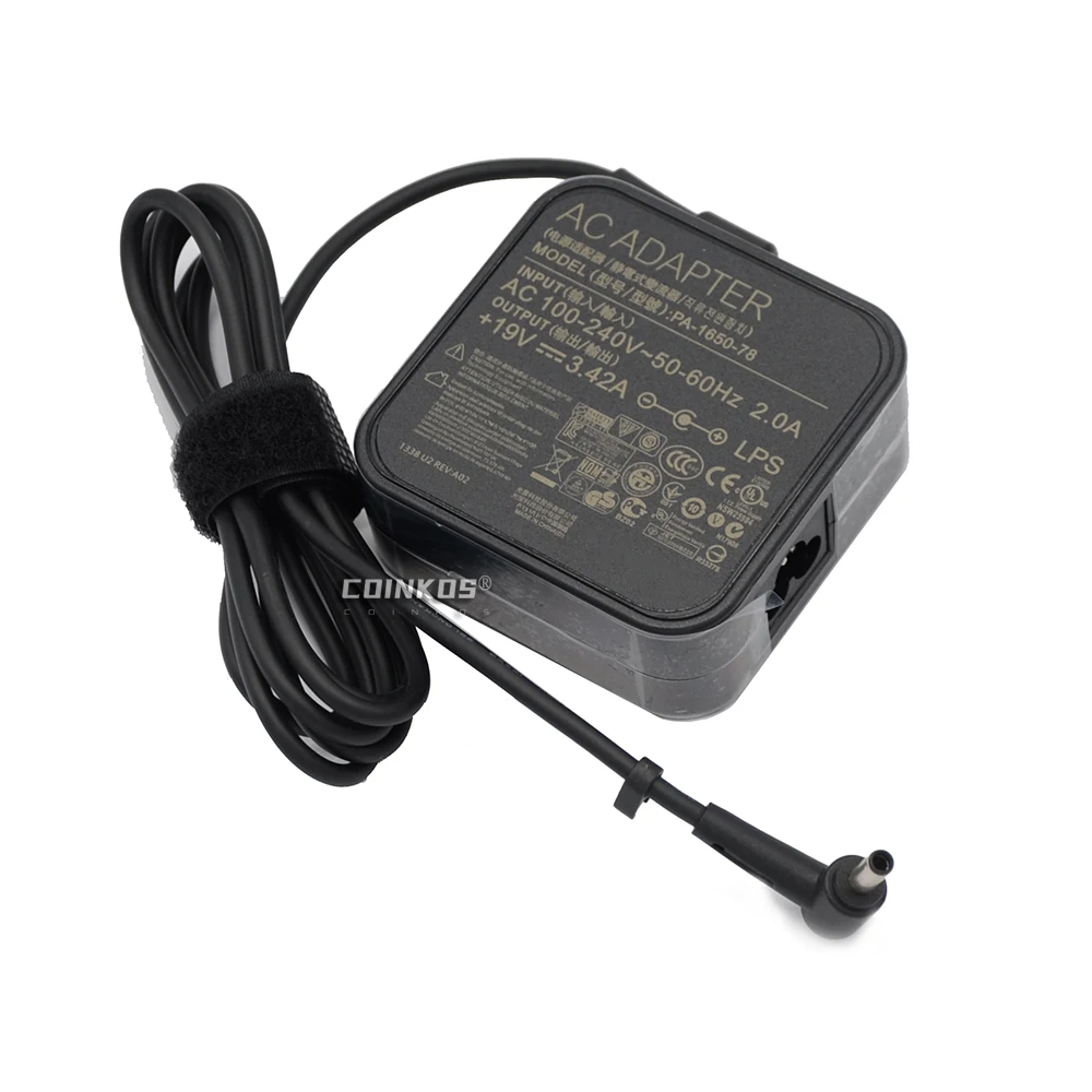PA-1650-78 19V 3.42A 65W 4.5x3.0mm With Pin AC Power Adapter For Asus ...