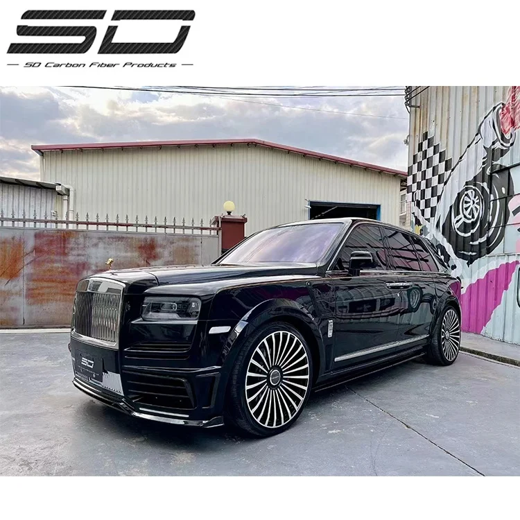 SD High Quality car Body Kit Dry carbon fibre Car Bumpers For Rolls ...
