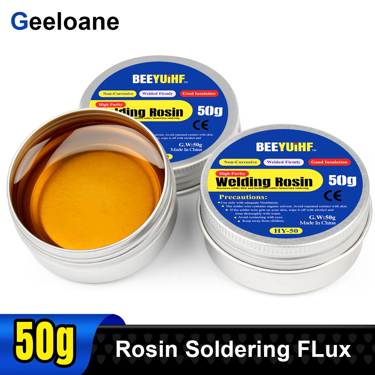 (1.76oz/50g) Solid Rosin Paste Solder Flux 50g Welding Rosin Soldering Flux Solder Flux for ...