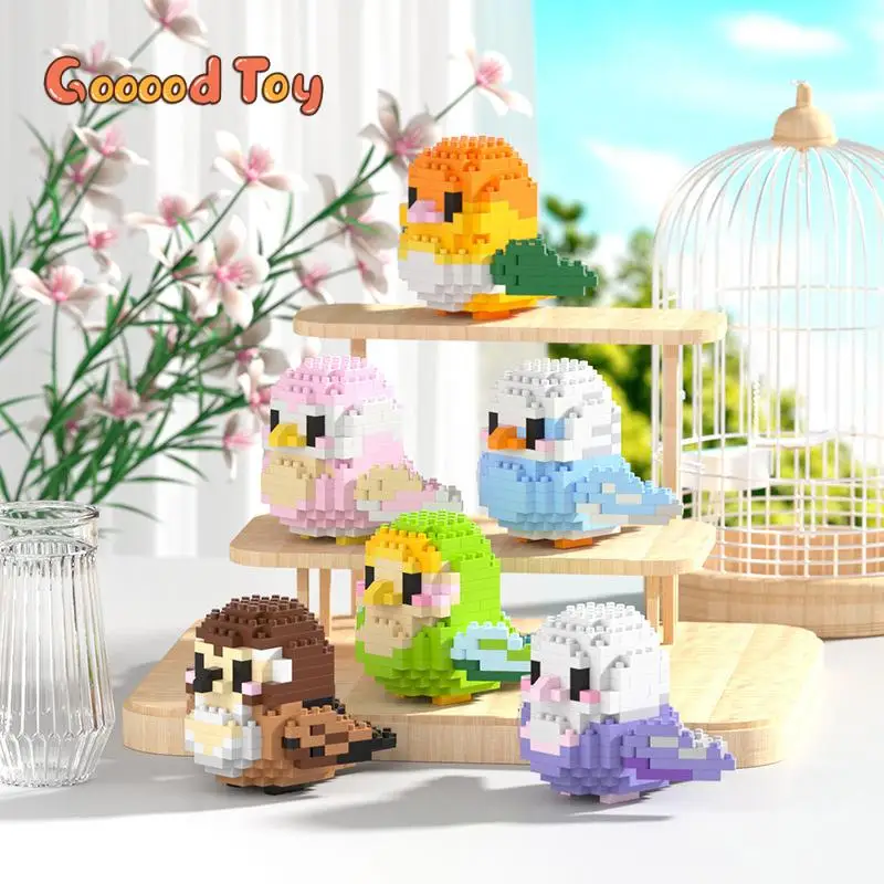 Miniature-Building-Block-Bricks-Cute-Bird-Series-Pigeon-Children-Micro ...