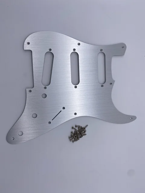 Guitar guard 8 Holes Aluminum Anodized Modern Style Strat SSS Guitar ...
