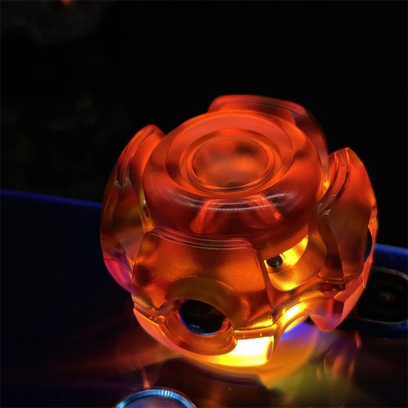 Mechanical Eye Transparent Fidget Spinner Edc Luminous Hand Spinner ...