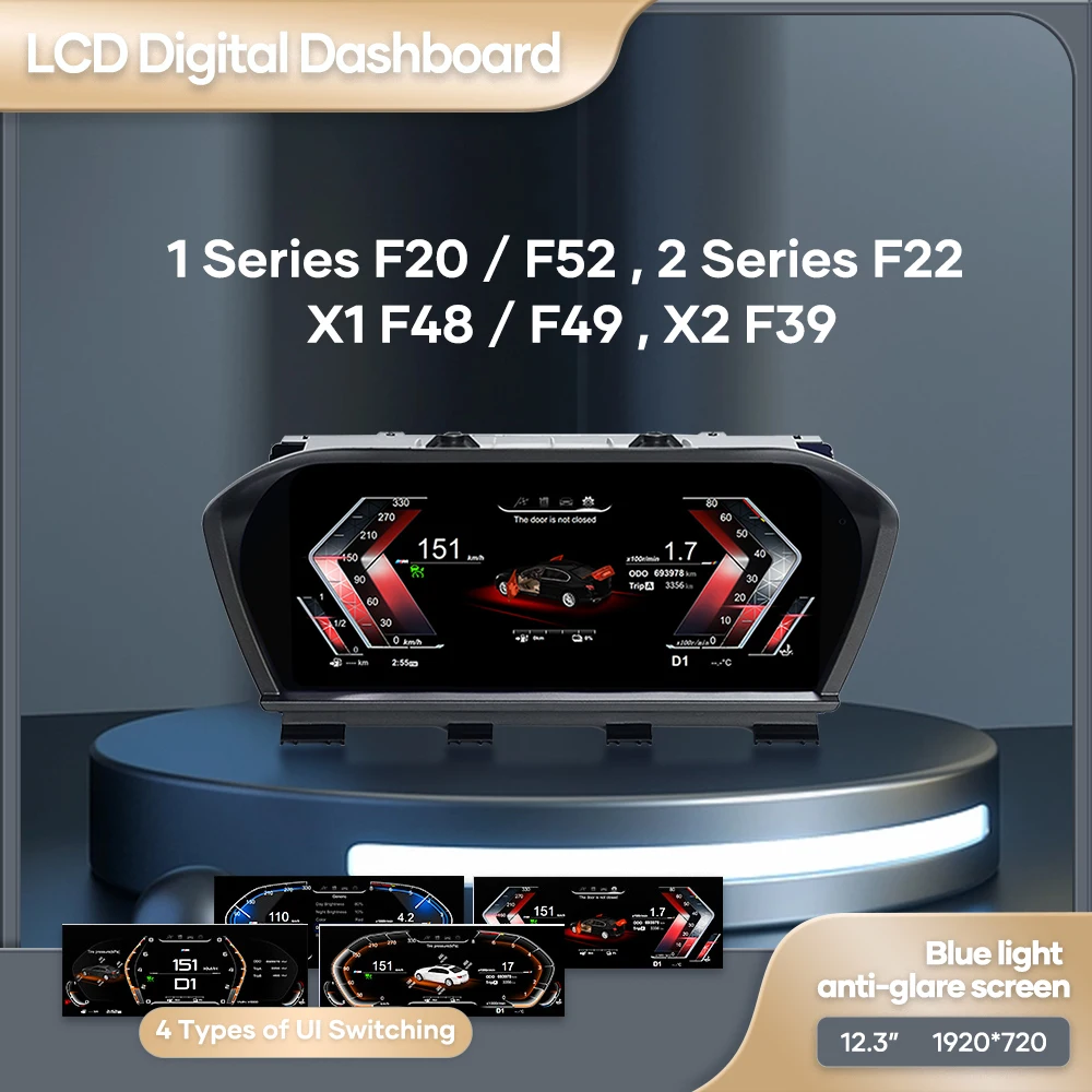 Painel-Digital-do-carro-para-BMW-cockpit-virtual-cluster-de ...