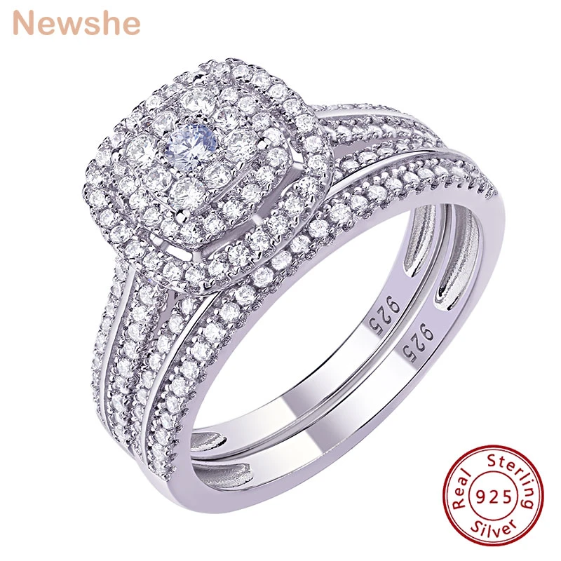 Sterling Silver Wedding Ring Sets | 925 Sterling Silver Wedding Ring ...