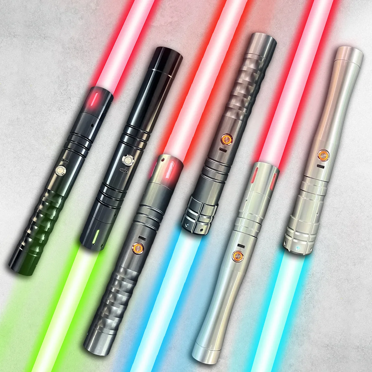 PUNKSABER-New-Lightsaber-56CM-Bladed-Handle-Heavy-Dueling-LED13-RGB ...