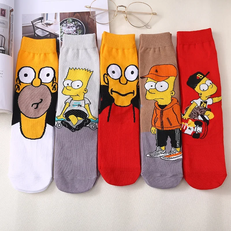 Personality-novel-and-interesting-cartoon-cartoon-pattern-socks-women ...